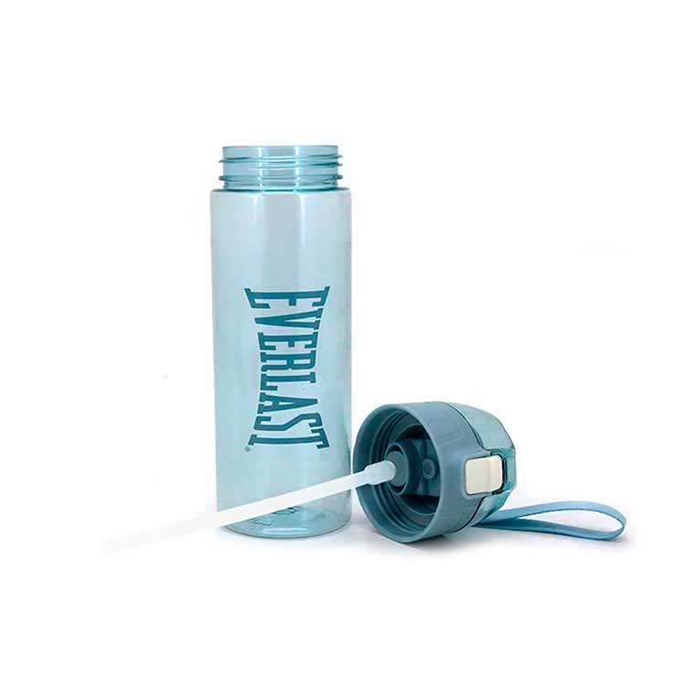 EVERLAST BOTELLA CELESTE 600ML TRANSPARENTE C/PICO Y TAPA C/SEGURIDAD ...